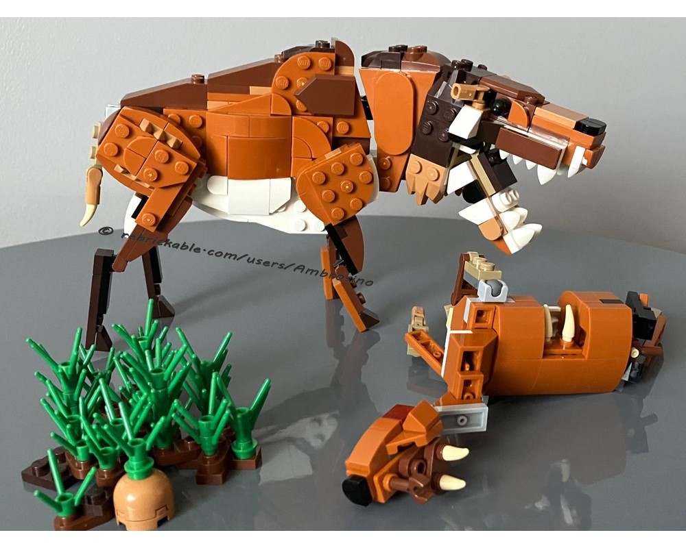 LEGO MOC 31154 Daeodon & Syndyoceras corpse by Ambrosino | Rebrickable ...