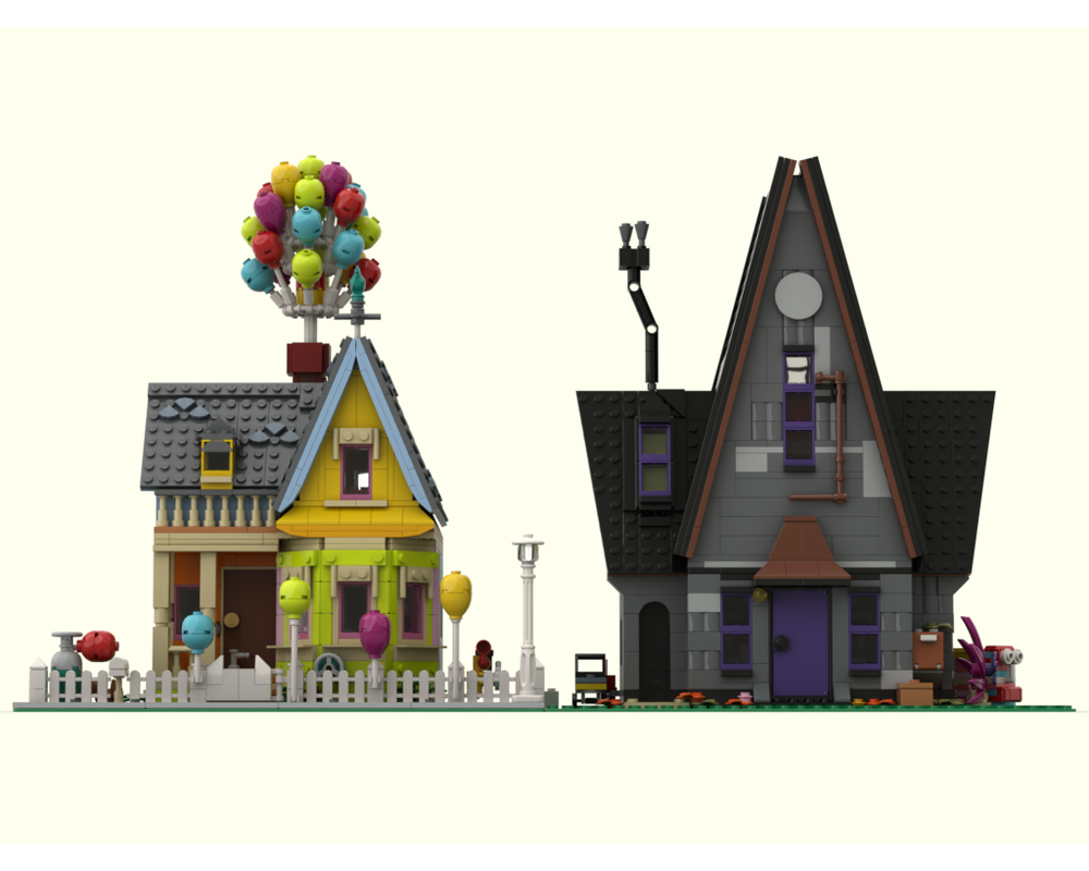 LEGO MOC Gru's Modular House - Modification of set 75583 by Brick ...