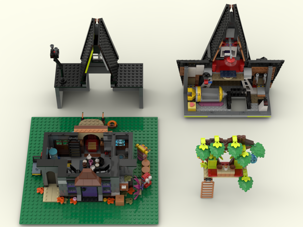 LEGO MOC Gru's Modular House - Modification of set 75583 by Brick ...