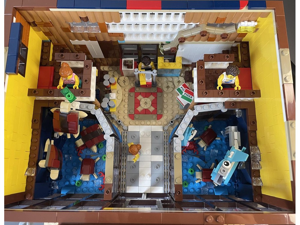 LEGO MOC Aquarium Modular Alternate build of 3x31118 Surfer Beach House ...