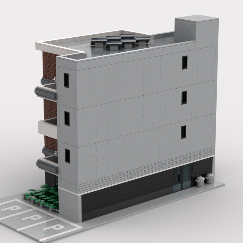 LEGO MOC The Plateau - Apartments by emk.offline | Rebrickable - Build ...