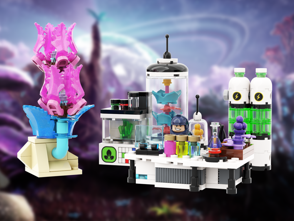 LEGO MOC Alien Plant Lab by JD Bricks | Rebrickable - Build with LEGO
