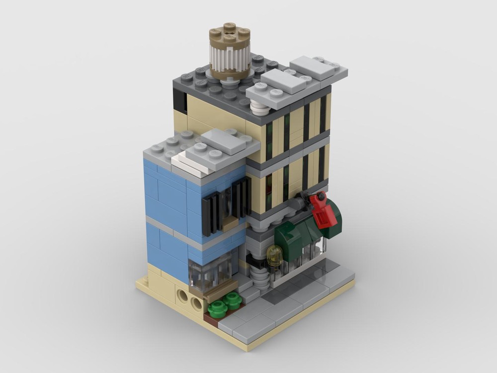 LEGO MOC Mini Modulars - Grand Emporium Extension by Deadlywere | Rebrickable - Build with LEGO