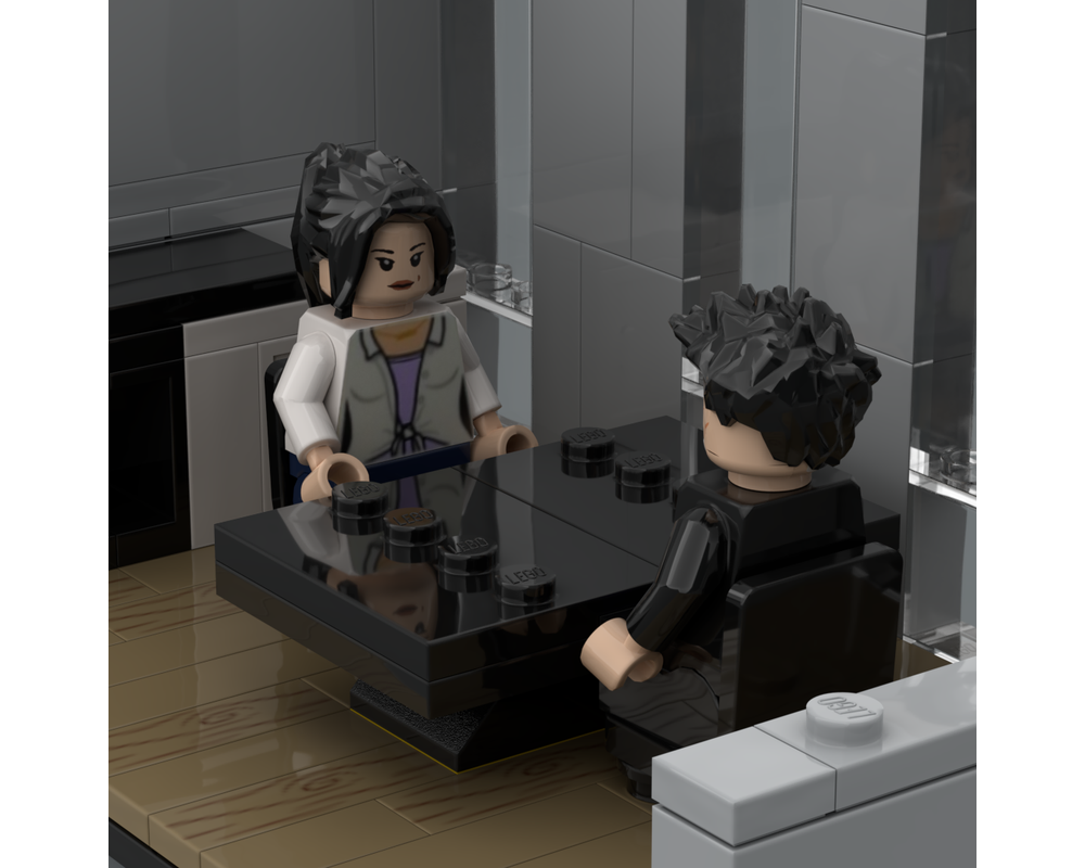 LEGO MOC Modern Meeting Room Diorama by Arkaivos | Rebrickable - Build ...