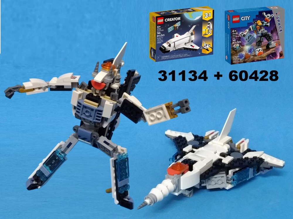 LEGO MOC-183956 Transformer F16-XL Jet Fighter (Needlenose) from LEGO ...