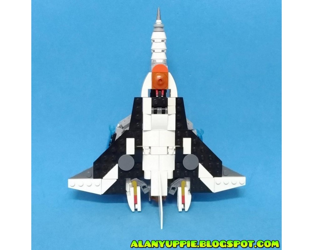 Lego Moc Transformer F16 Xl Jet Fighter Needlenose From Lego City