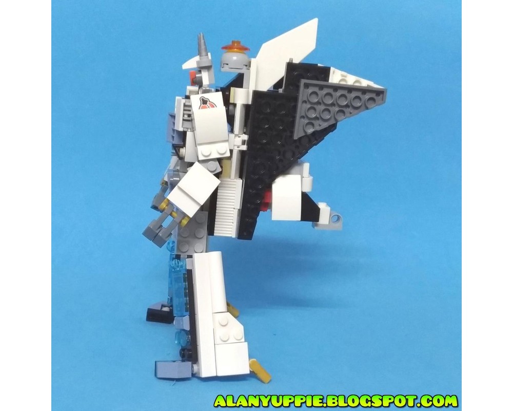 Lego Moc Transformer F16 Xl Jet Fighter Needlenose From Lego City