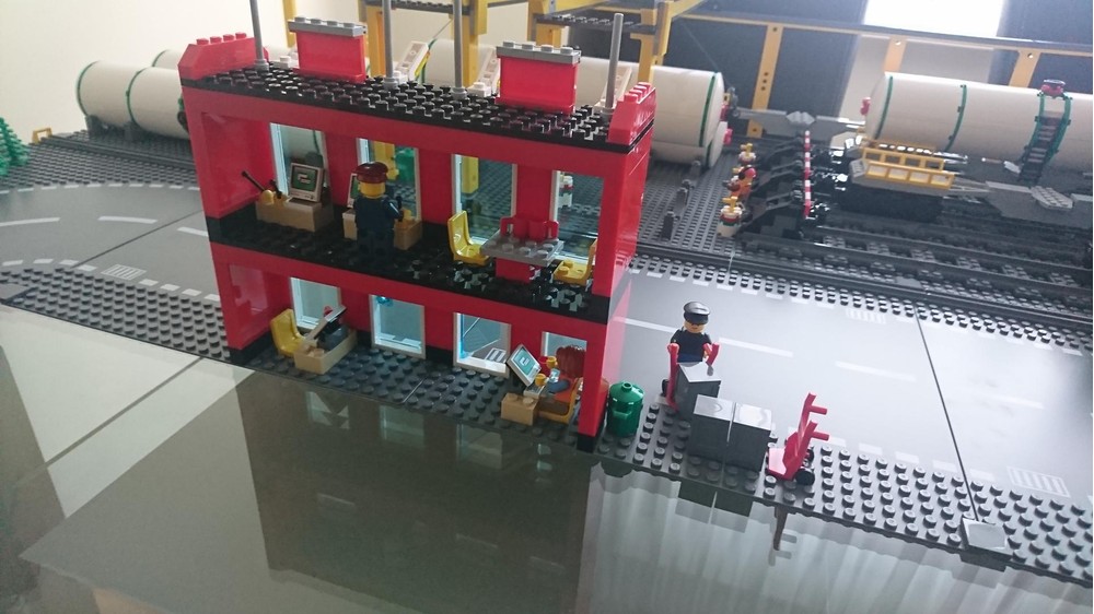 LEGO MOC Gantry Crane modeled on 60052 Gantry by Gemiini | Rebrickable ...