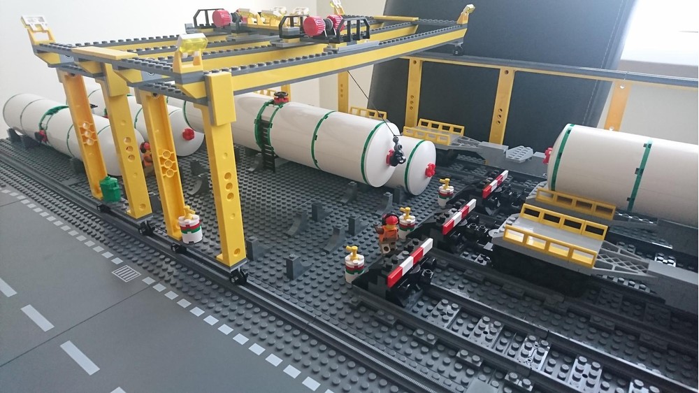 LEGO MOC Gantry Crane modeled on 60052 Gantry by Gemiini | Rebrickable ...