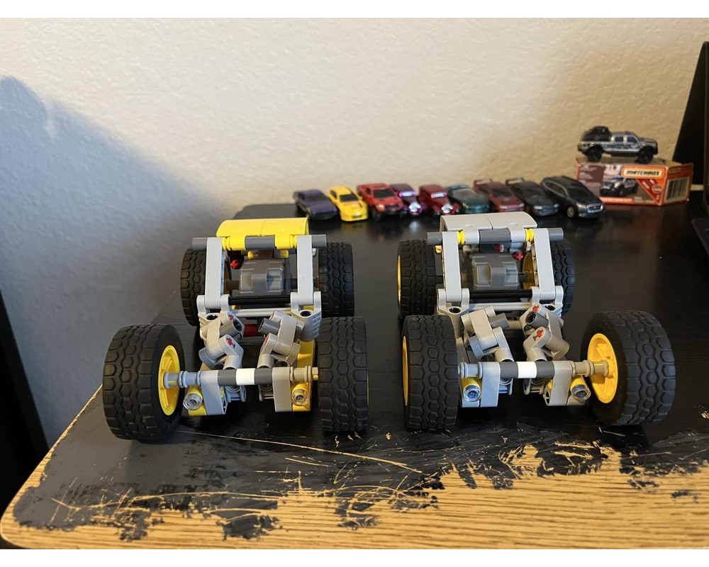 LEGO MOC Pull-back Hot Rods by Vetbear Bricks | Rebrickable - Build ...