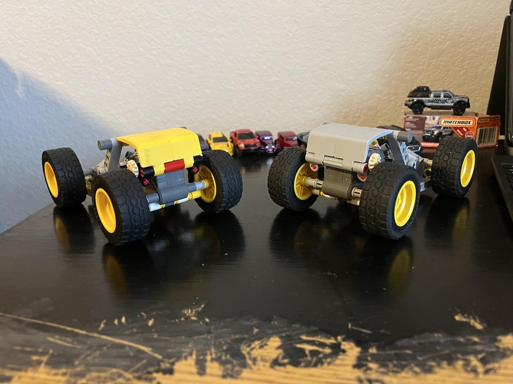 LEGO MOC Pull-back Hot Rods by Vetbear Bricks | Rebrickable - Build ...