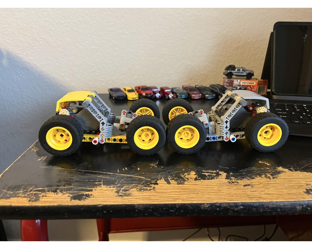 LEGO MOC Pull-back Hot Rods by Vetbear Bricks | Rebrickable - Build ...