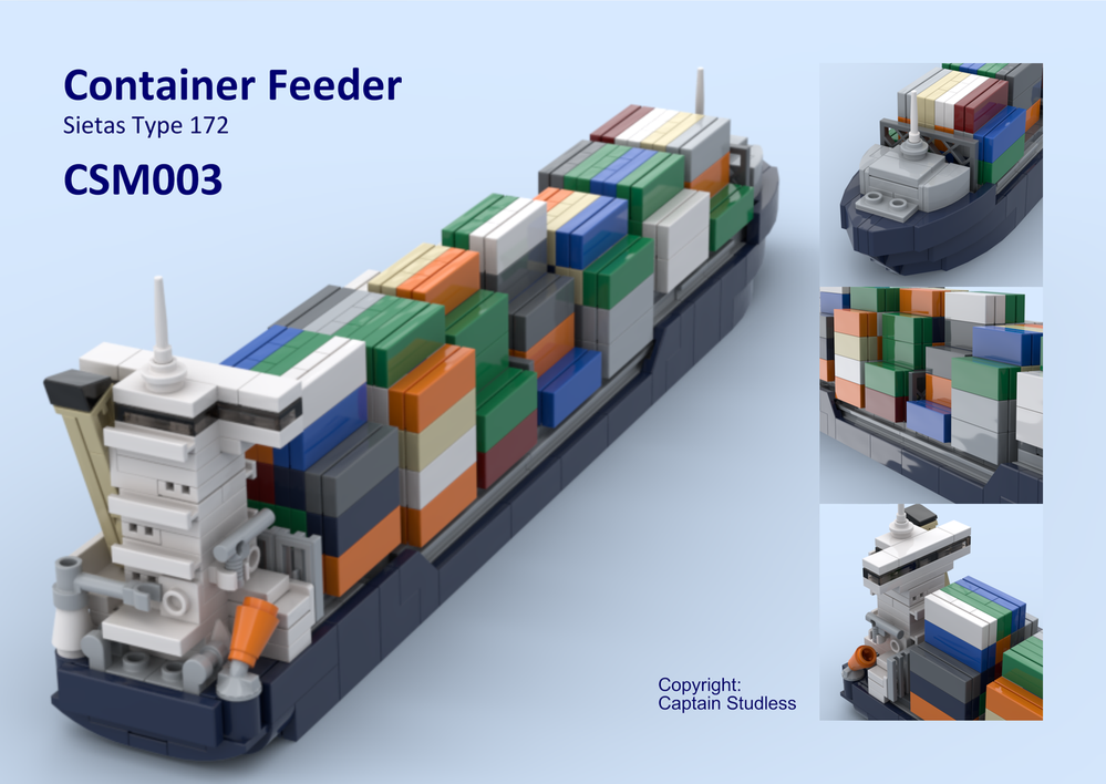 LEGO MOC Container Feeder Typ 172 - CSM003 by Captain.Studless | Rebrickable - Build with LEGO