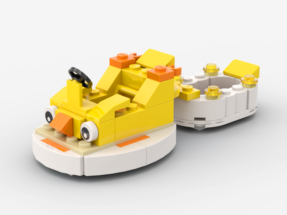 LEGO MOC Bumper Car - Duck by Agilinzzz | Rebrickable - Build with LEGO