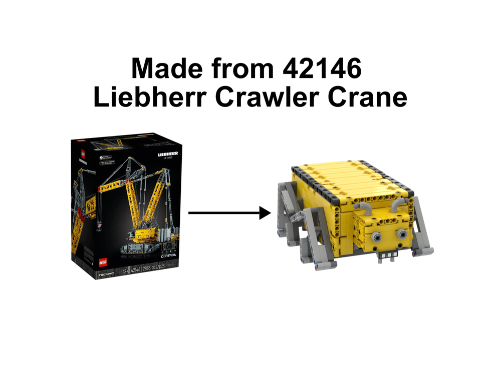 LEGO MOC Walking Bug made from 42146 Liebherr Crawler Crane by ...
