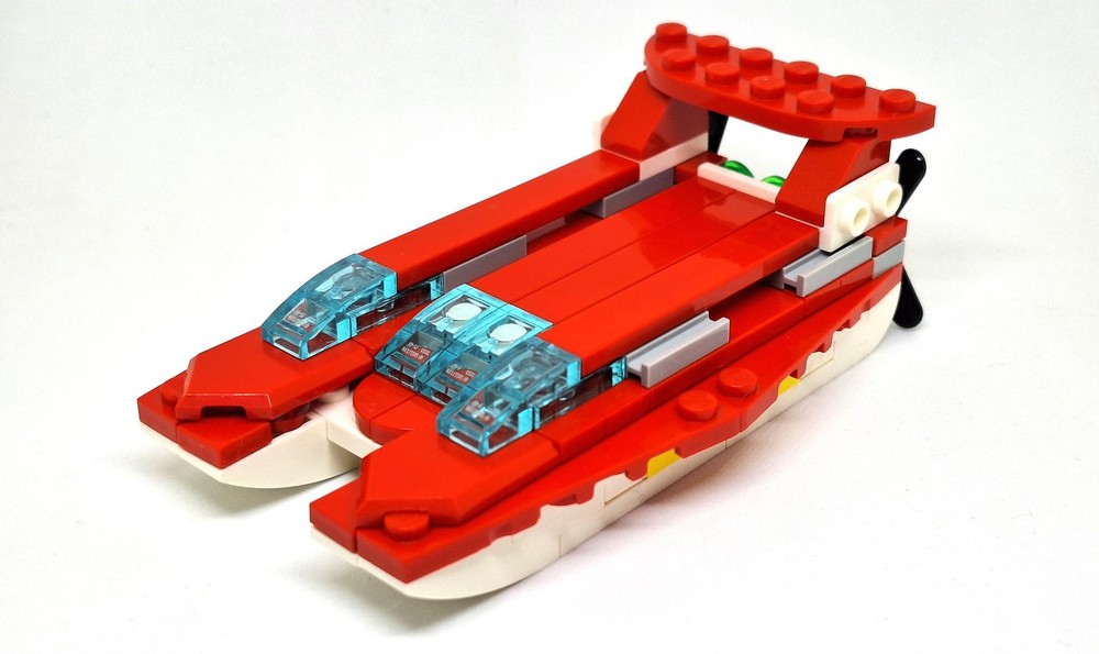 LEGO MOC 30669 x2 SpeedBoat by PeterSzabo | Rebrickable - Build with LEGO
