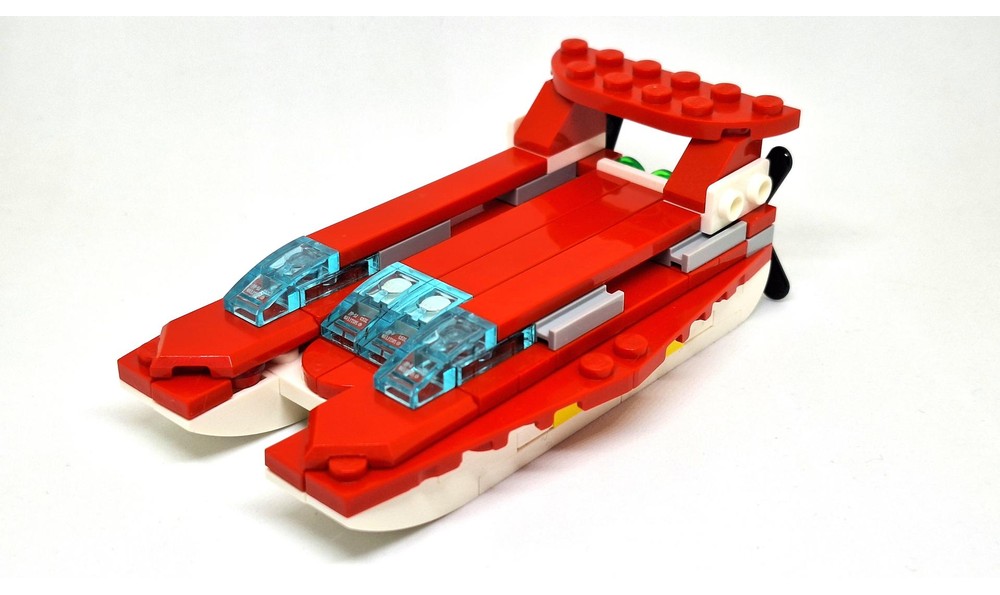 LEGO MOC 30669 x2 SpeedBoat by PeterSzabo | Rebrickable - Build with LEGO