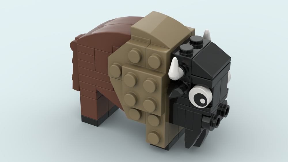 LEGO MOC Bison by BisonBuildsWV | Rebrickable - Build with LEGO