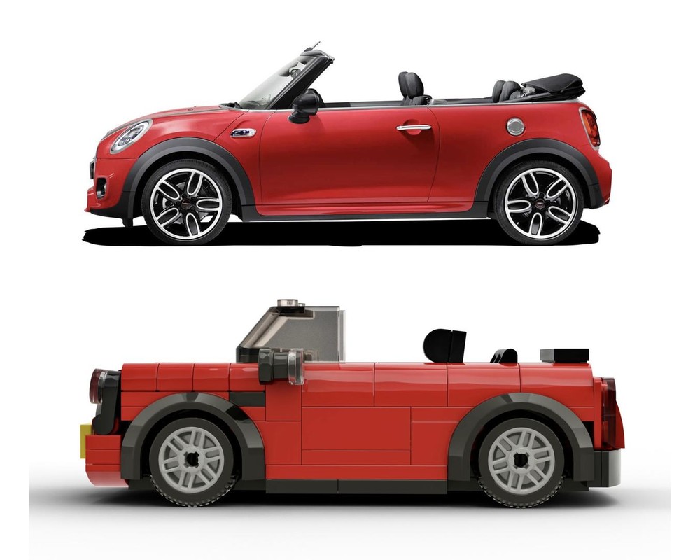 LEGO MOC Mini Cooper Cabrio (version 2) by Kurios | Rebrickable - Build ...