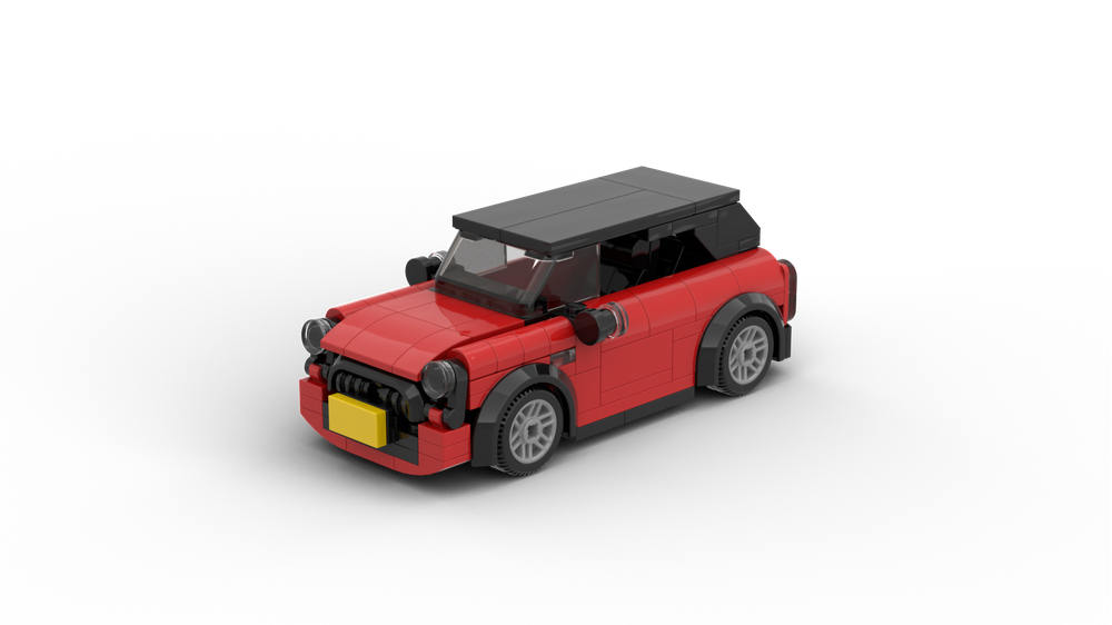 LEGO MOC Mini Cooper Cabrio (version 2) by Kurios | Rebrickable - Build ...