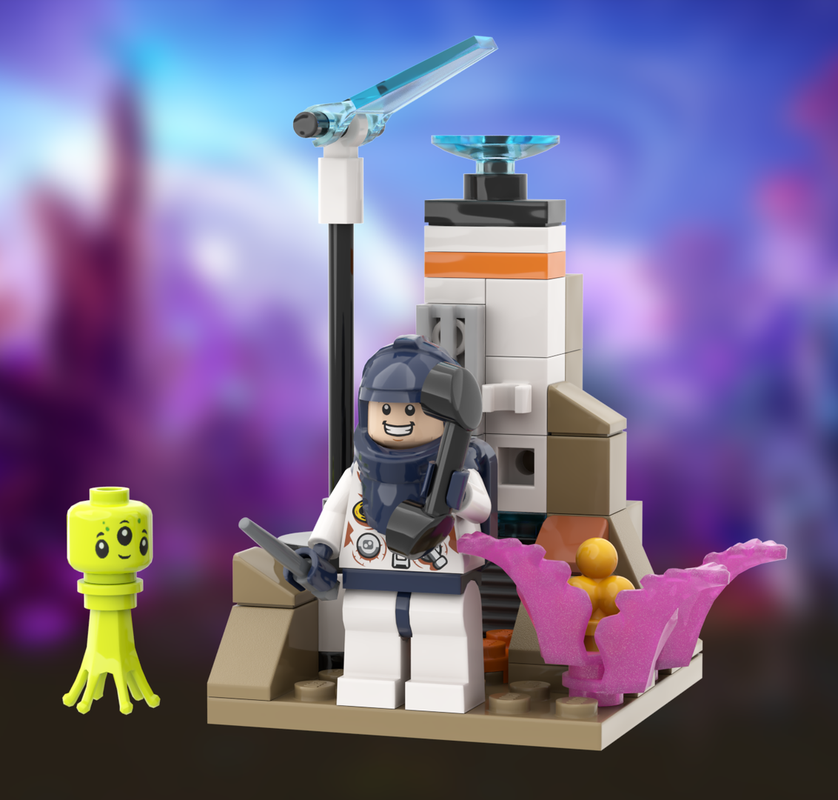 LEGO MOC Alien Phone Station by JD Bricks | Rebrickable - Build with LEGO