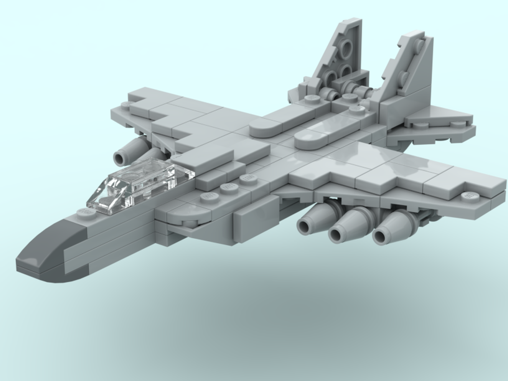 LEGO MOC F-15 Eagle mini by Trexrocks | Rebrickable - Build with LEGO