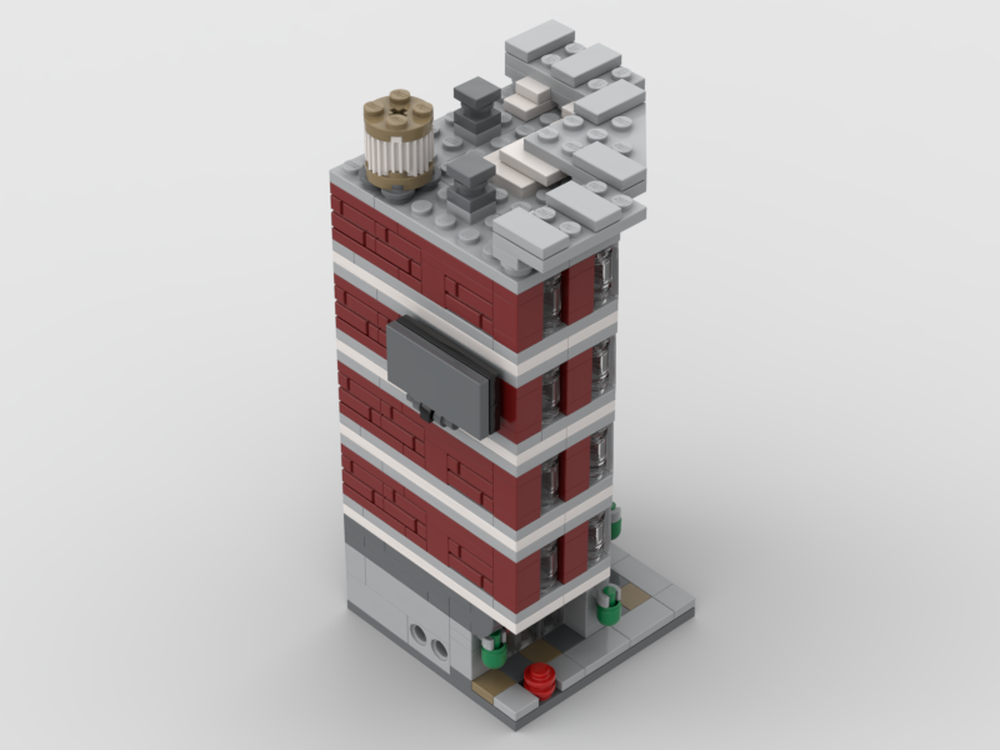 LEGO MOC Mini Modular - Office Building by Deadlywere | Rebrickable ...