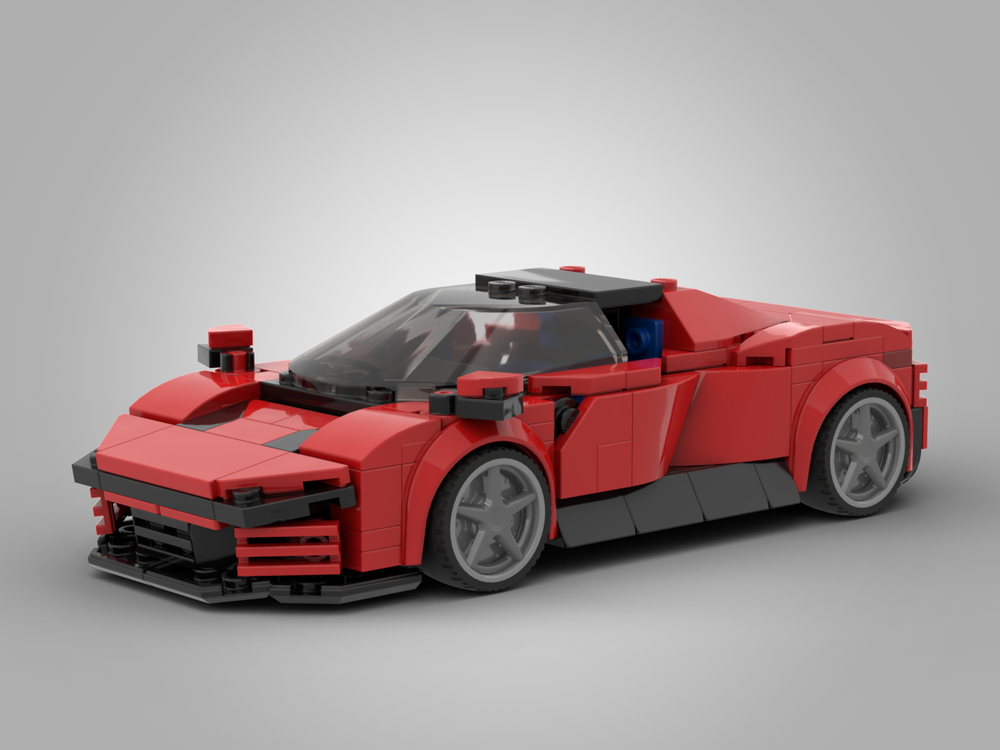 LEGO MOC Ferrari Daytona SP3 by abracada_brick | Rebrickable - Build ...