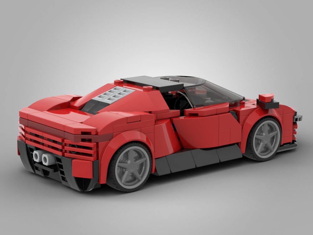 LEGO MOC Ferrari Daytona SP3 by abracada_brick | Rebrickable - Build ...