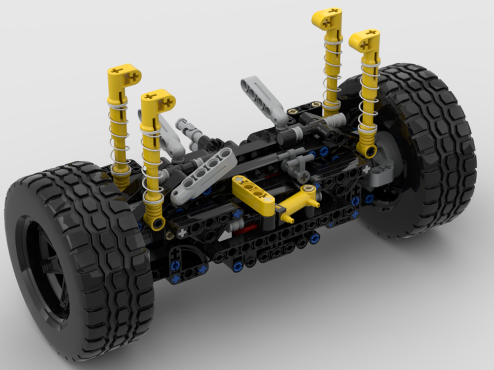 LEGO MOC Truck Front Axle by MaKi1972 | Rebrickable - Build with LEGO