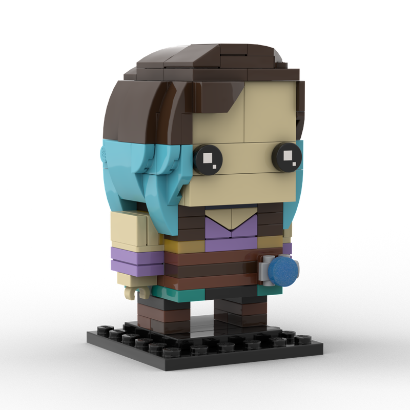 LEGO MOC Brickheadz - Aqua by DinoPete87 | Rebrickable - Build with LEGO