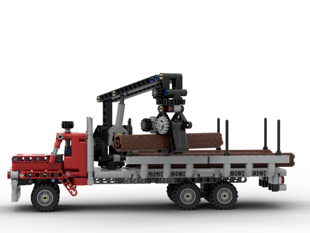 LEGO MOC Old Log Truck by Viernes | Rebrickable - Build with LEGO