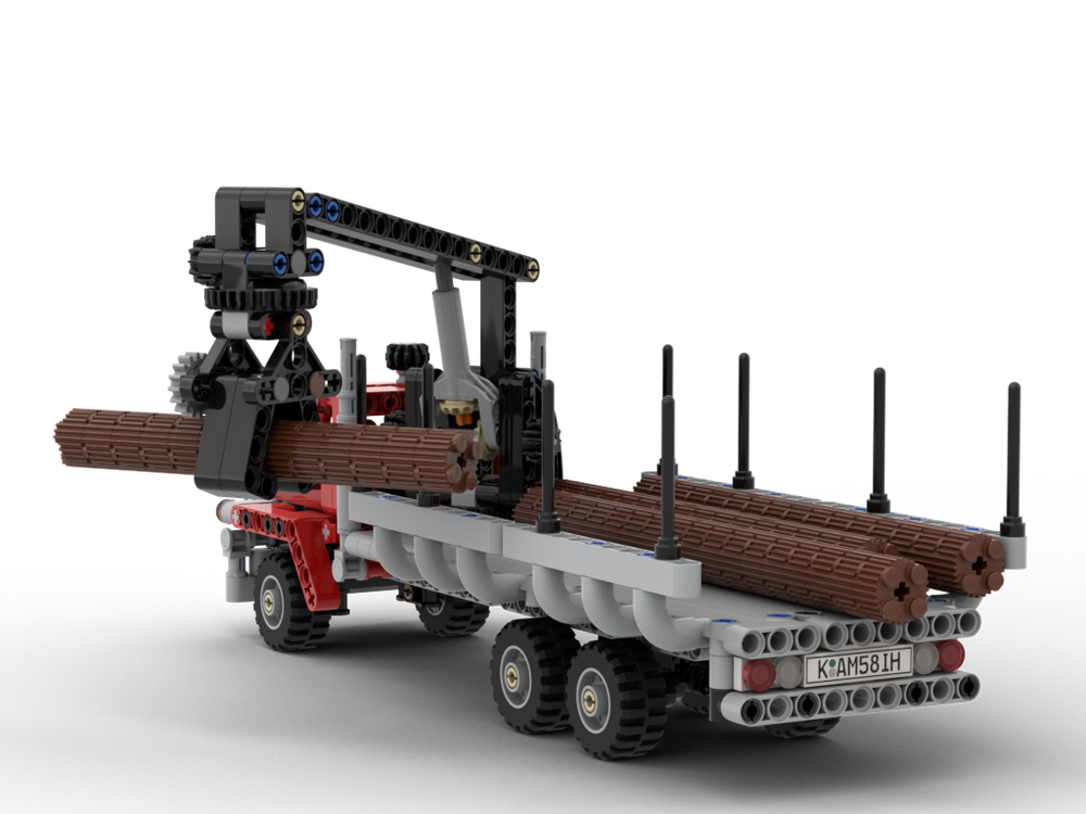 LEGO MOC Old Log Truck by Viernes | Rebrickable - Build with LEGO