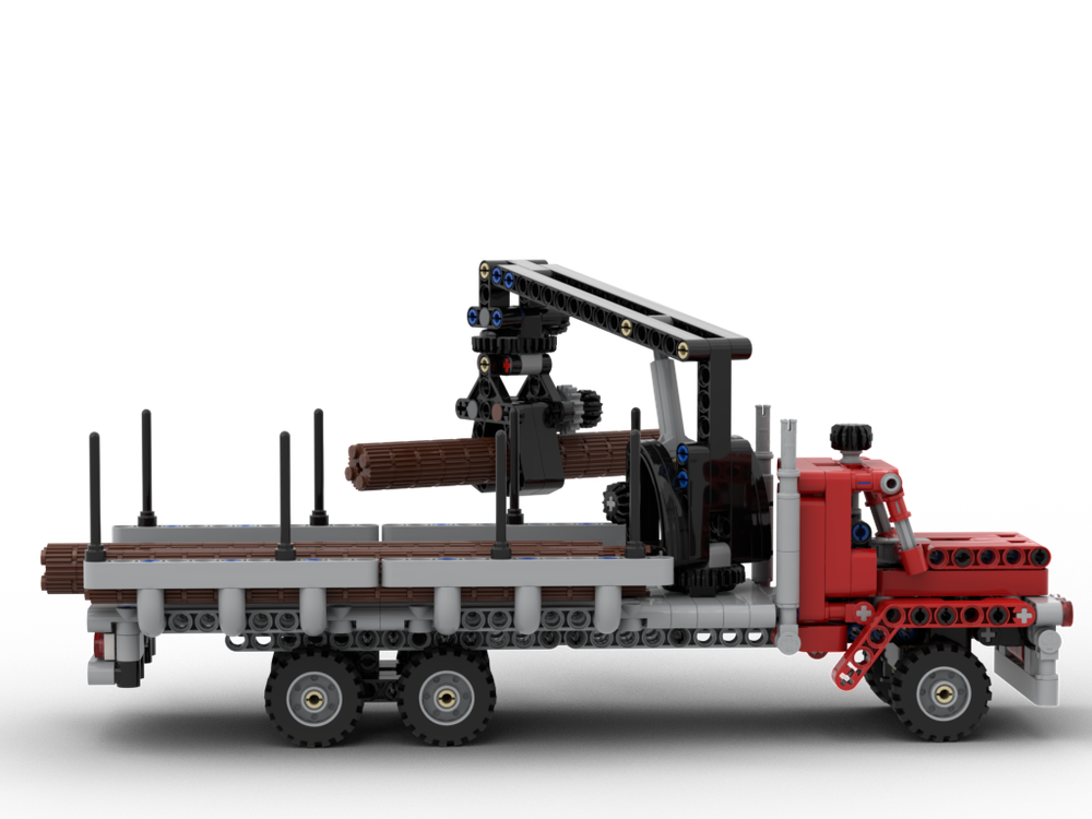 LEGO MOC Old Log Truck by Viernes | Rebrickable - Build with LEGO