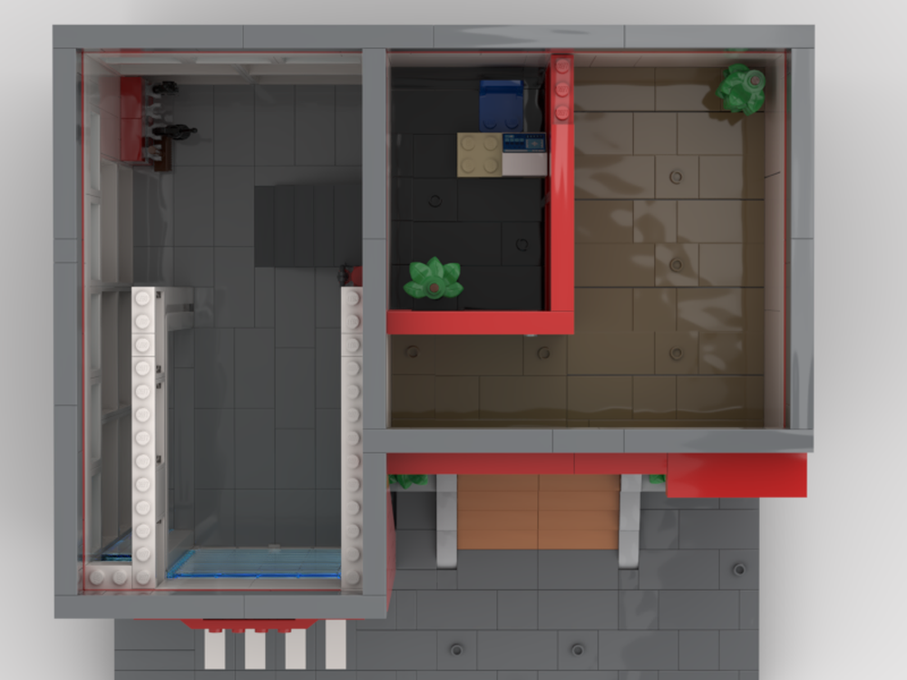 LEGO MOC Modular fire station by Lon_bricks | Rebrickable - Build with LEGO