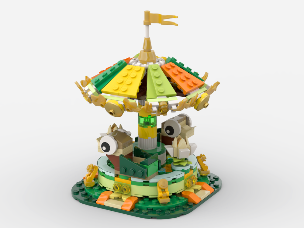 LEGO MOC Carousel - Run Run Duck by Agilinzzz | Rebrickable - Build ...