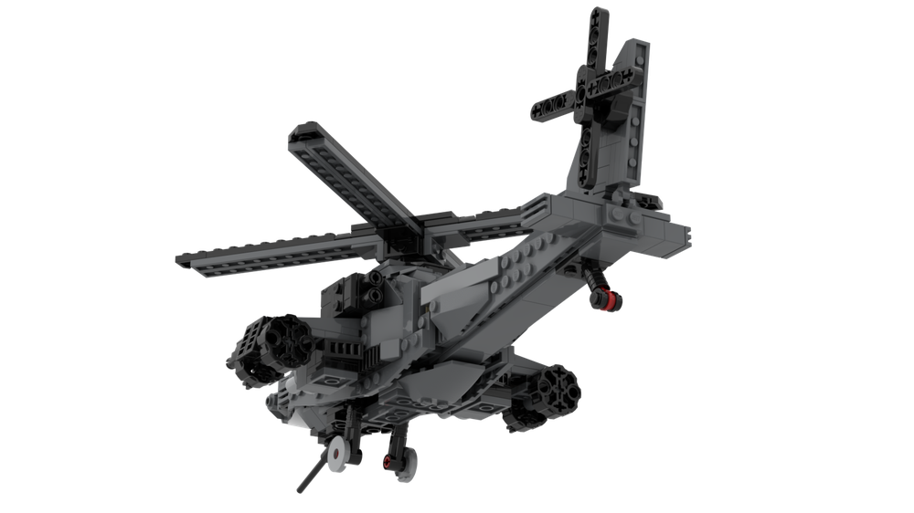 LEGO MOC AH-64 Apache Military Helicopter: Alternate Build of Dune ...