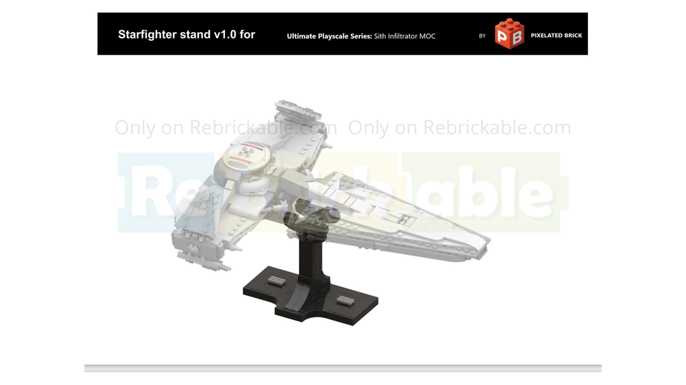 LEGO MOC Sith Infiltrator - Ultimate Playscale Series by Pixelated ...