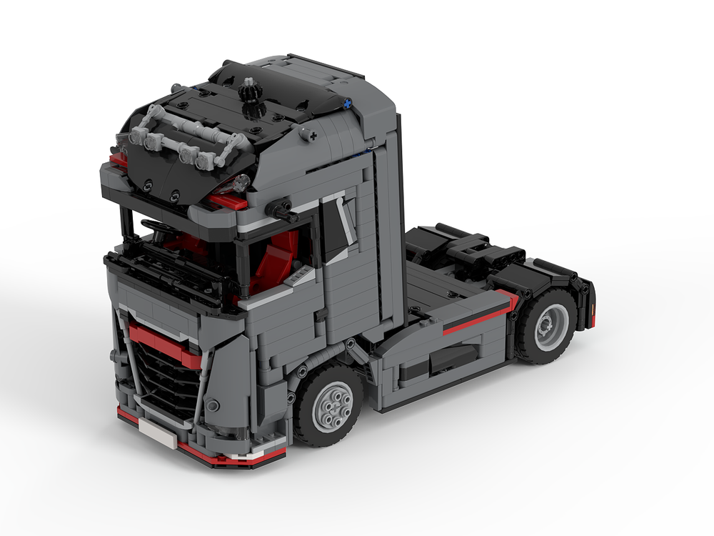 LEGO MOC 2021 DAF XG 4x2 (Grey) by Mcd_technic | Rebrickable - Build ...