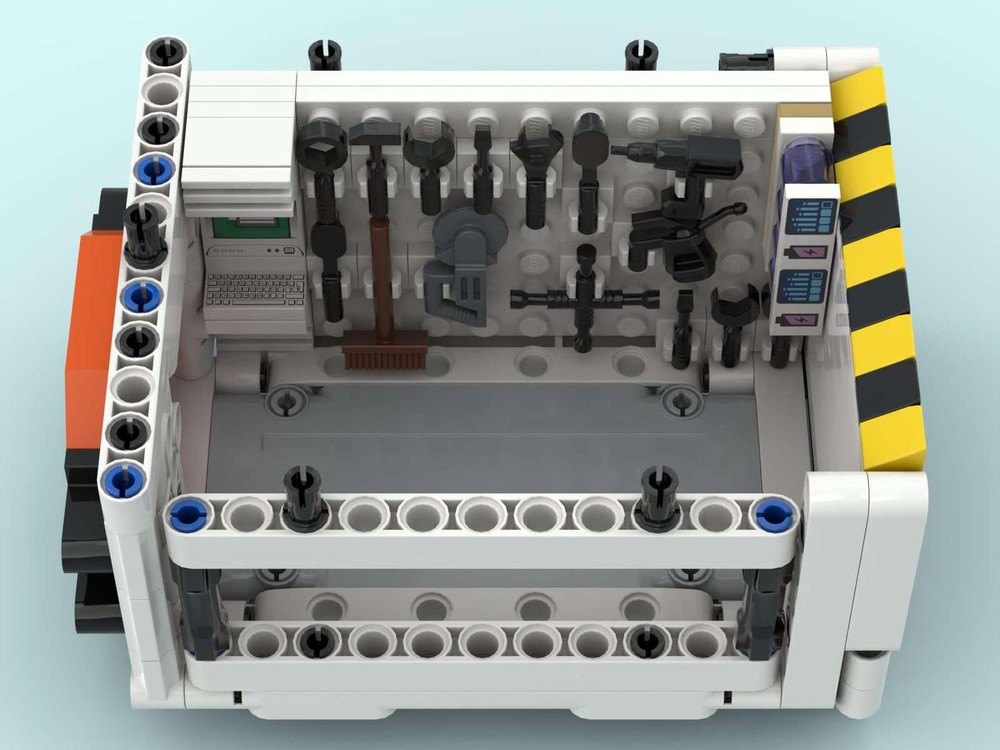 LEGO MOC Garage module small (Technic Space and City Space) by zz0025 ...