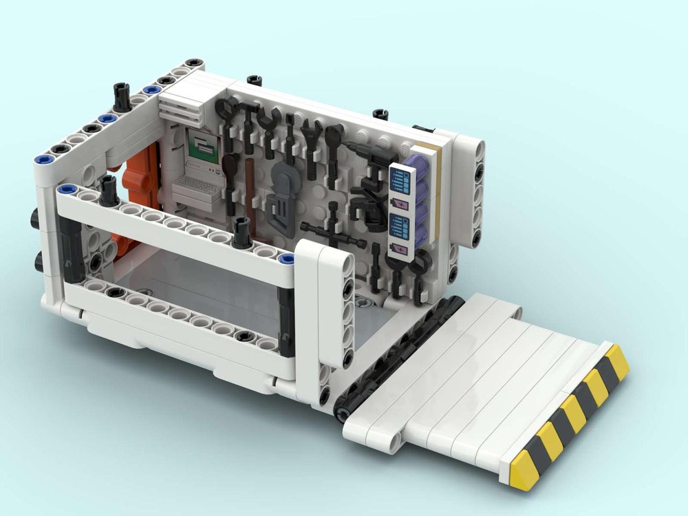 LEGO MOC Garage module small (Technic Space and City Space) by zz0025 ...