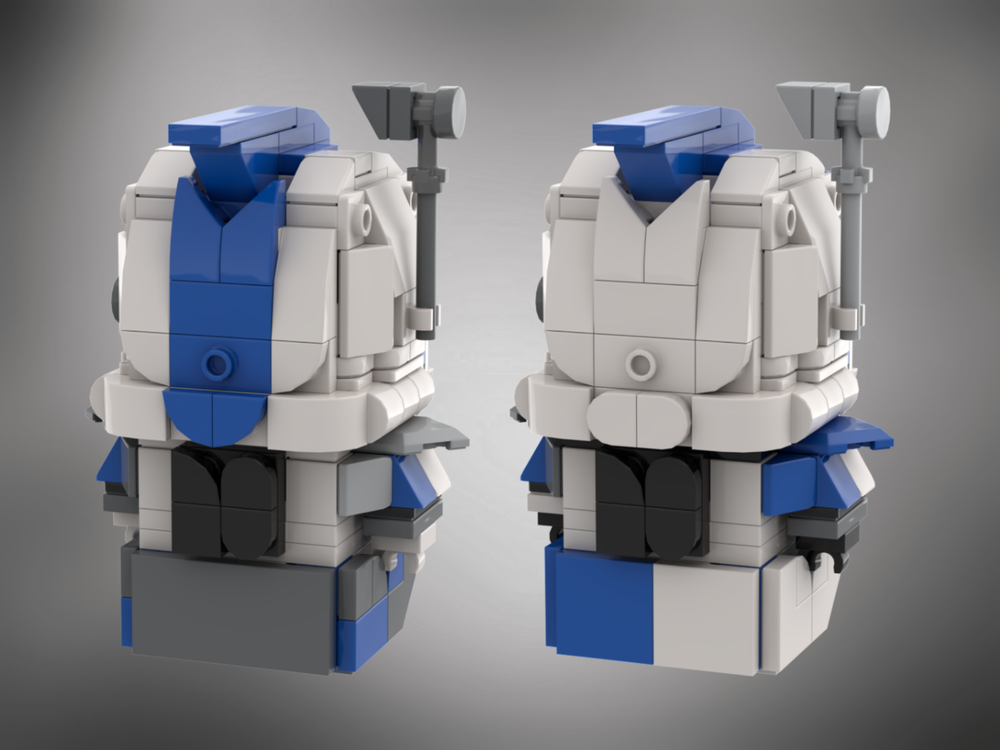 Lego Moc Arc Trooper Fives And Echo Brickheadz By Ant0noo Rebrickable