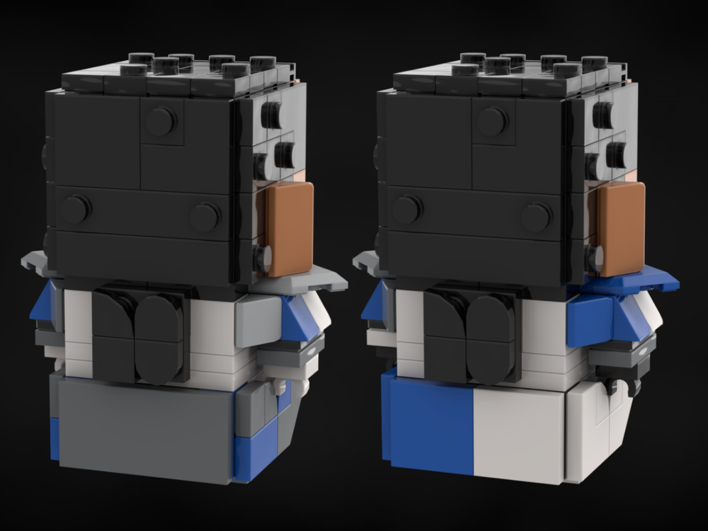 Lego Moc Arc Trooper Fives And Echo Brickheadz By Ant0noo Rebrickable