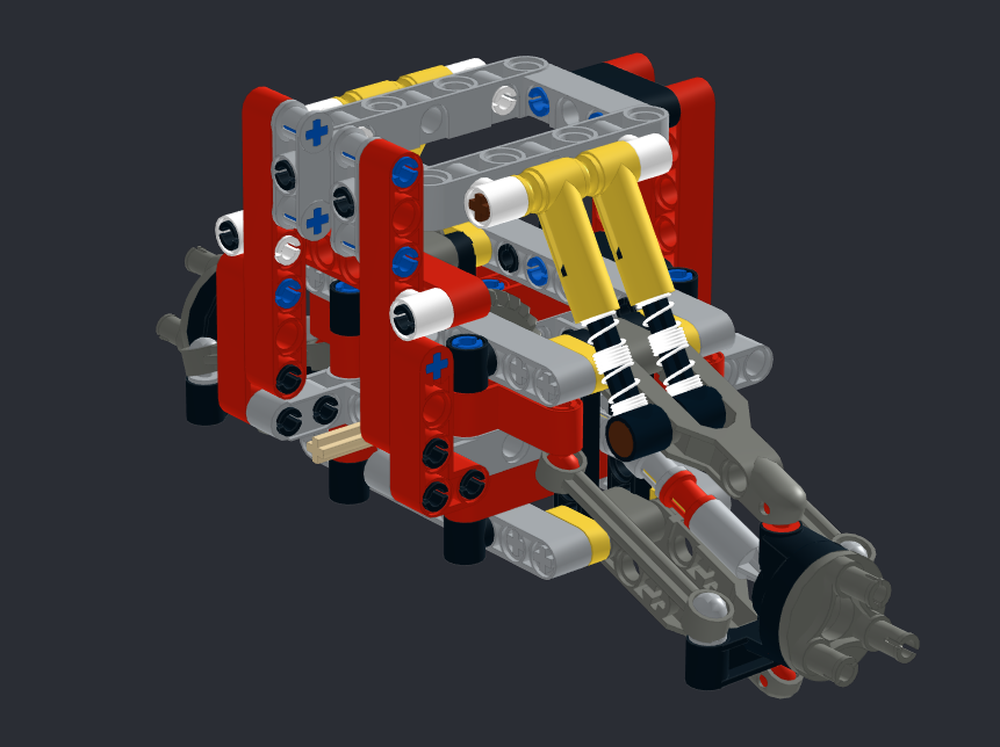 LEGO MOC Rear Suspension by BossBuilder | Rebrickable - Build with LEGO