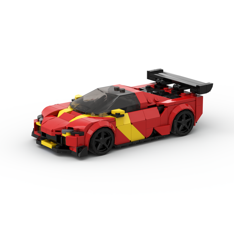 LEGO MOC Scuderia 296 GT3 by KMPMOCS | Rebrickable - Build with LEGO