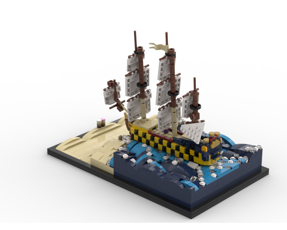 LEGO MOC The Unicorn breaches through the dunes by Henktor ...