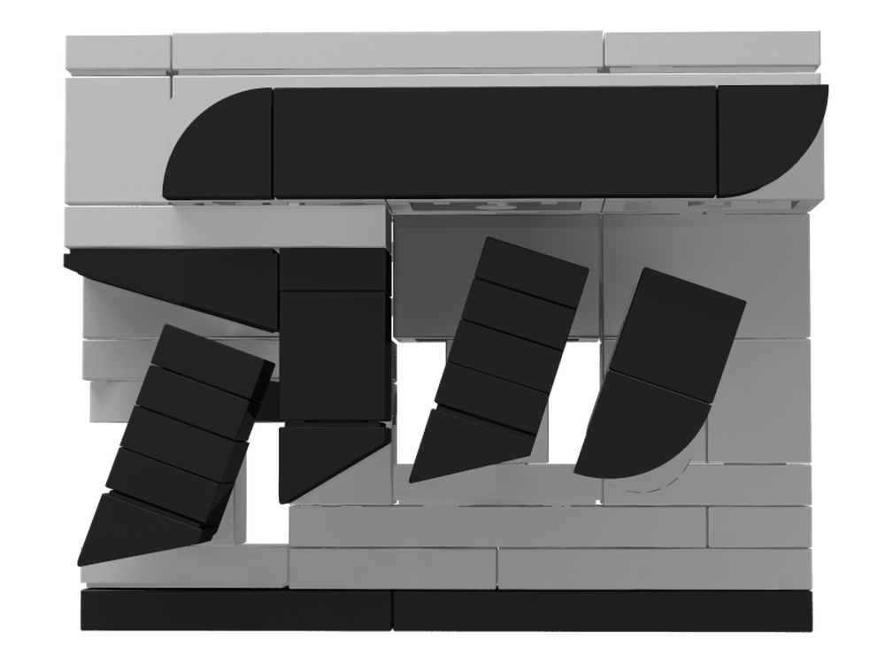 LEGO MOC Forza Logo by CunningFox Designs | Rebrickable - Build with LEGO