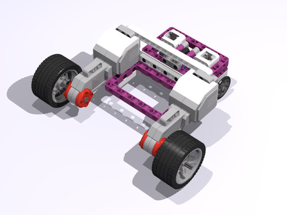 LEGO MOC EV3 Chassi with color sensor by lucasmaniesi | Rebrickable ...