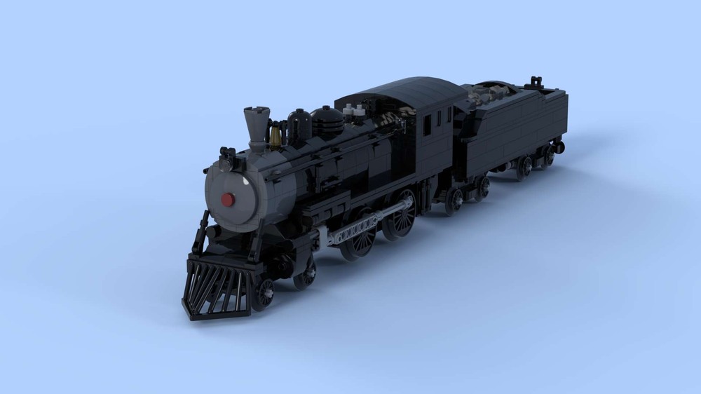 LEGO MOC American 4-4-0 Steam Engine (8wide / motorized) by C0NN3RY ...