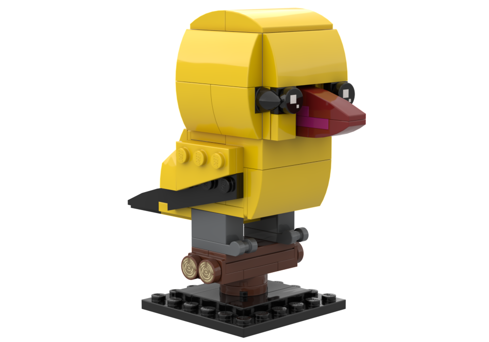 LEGO MOC African Golden Oriole by OrchardBuilds | Rebrickable - Build ...
